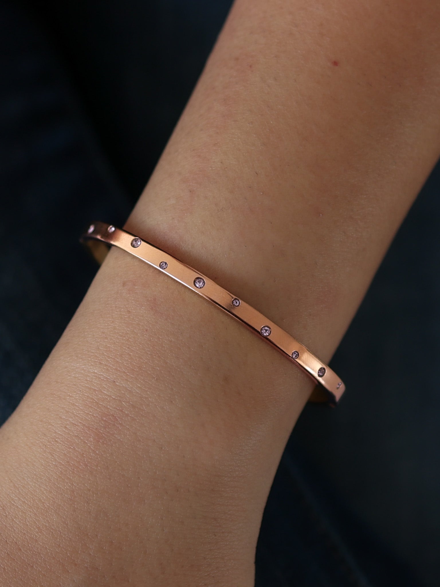 Crystal Marley Bracelet Band (Rose gold) – LOLO LéPA